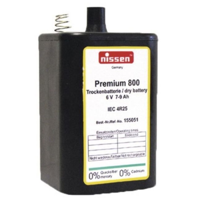 Nissen Premium 800 Blockbatterie 4R25 | Akku-King.ch Batterie Online-Shop